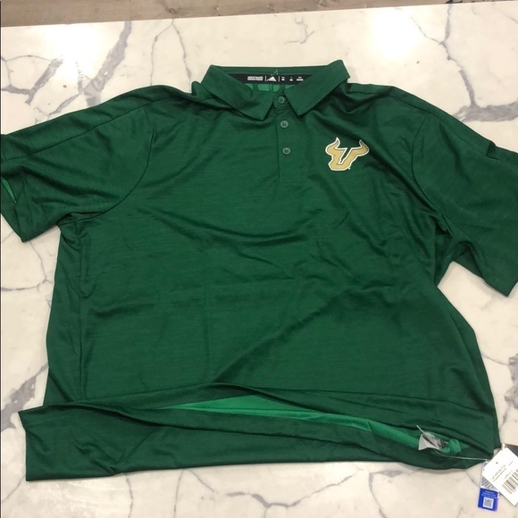 adidas | Shirts | Adidas University Of South Florida Polo Sz Xxl | Poshmark